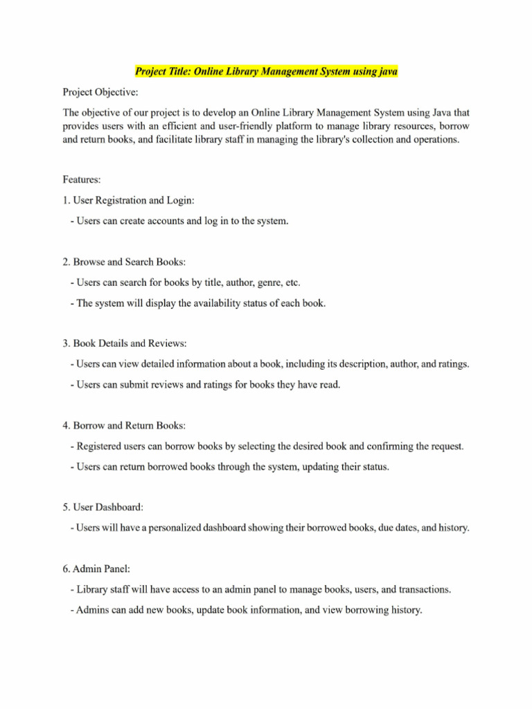 Sample Project | PDF