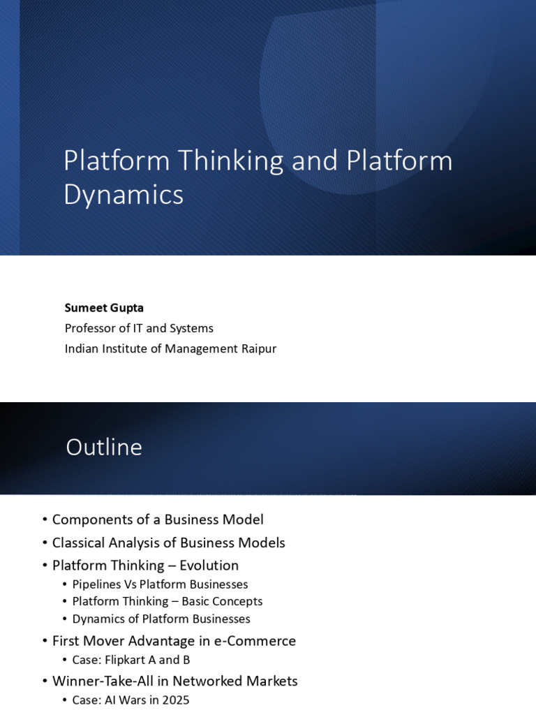 Understanding Platform Business Models | PDF | Pricing | Business Model