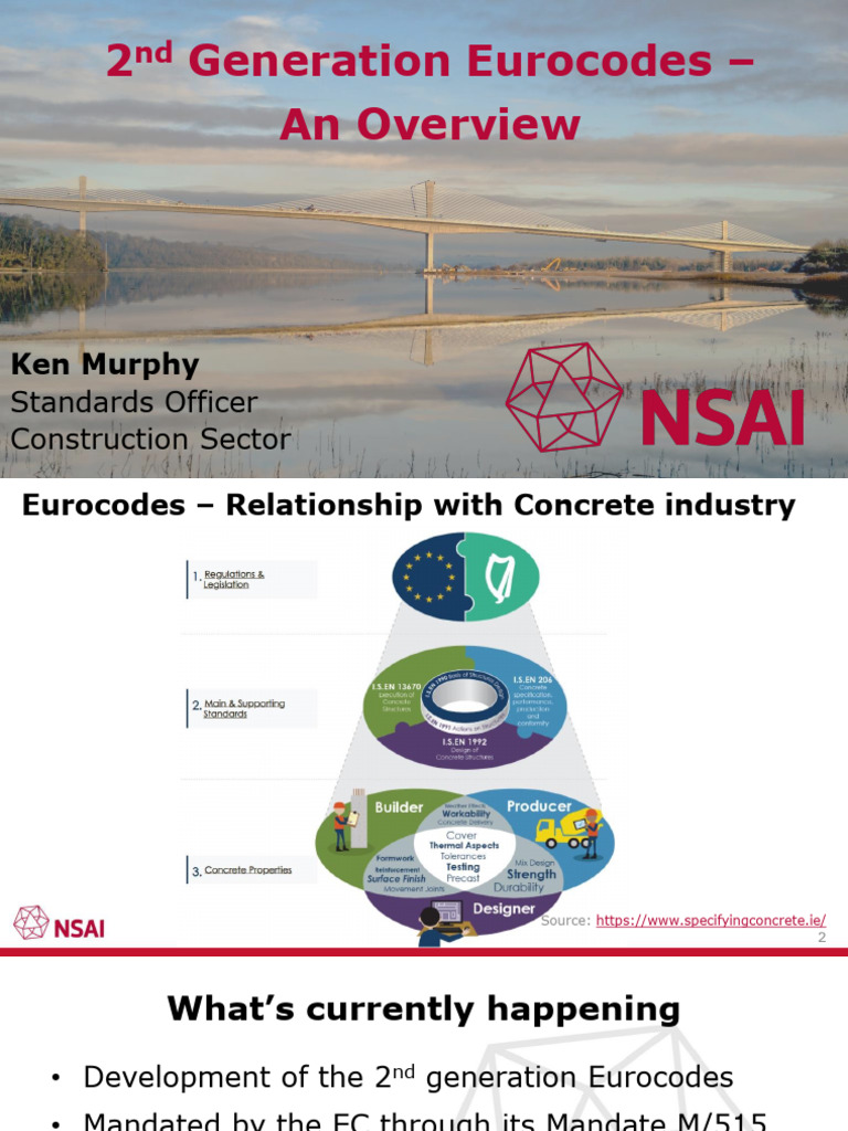 Overview of 2nd Generation Eurocodes | PDF | Concrete | Structural ...