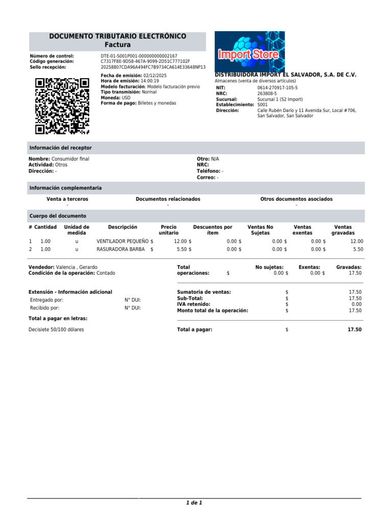 Factura Electrónica: Ventas y Detalles | PDF | Factura | Mercado de divisas