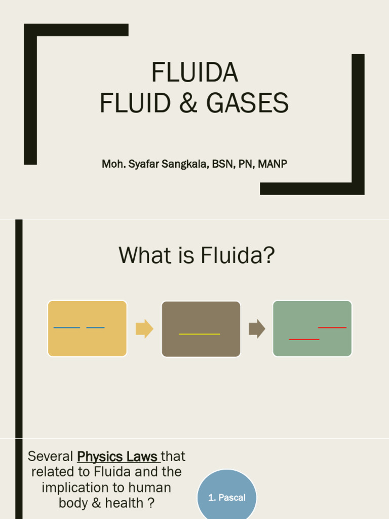 005 Fluida Fluid & Gasses English | PDF | Gases | Pressure