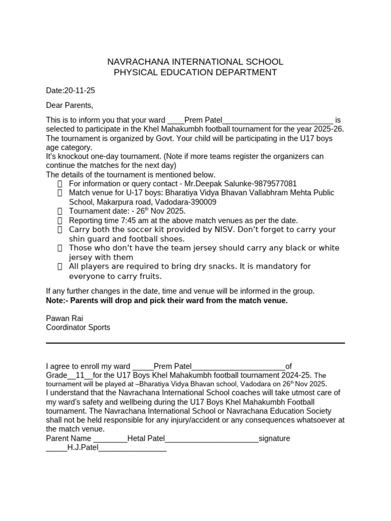 Consent Form _ Prem | PDF
