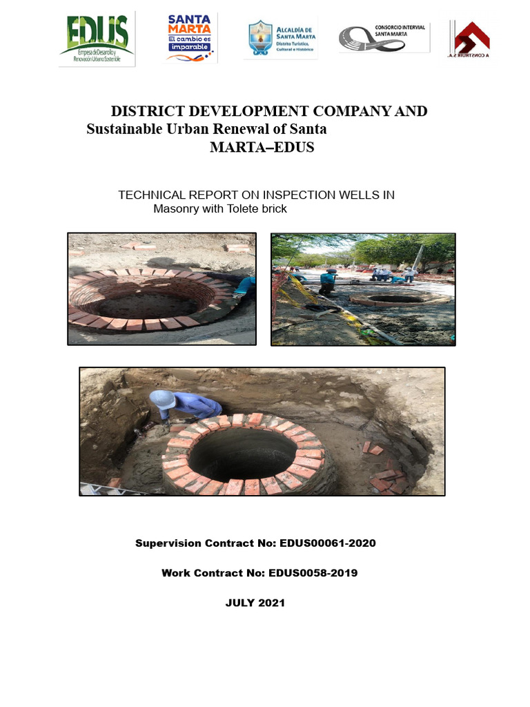Construction of Inspection Well in Masonry With Brick Tolete (With ...