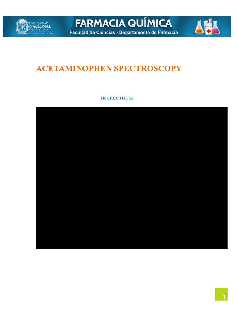 Paracetamol Spectra | PDF