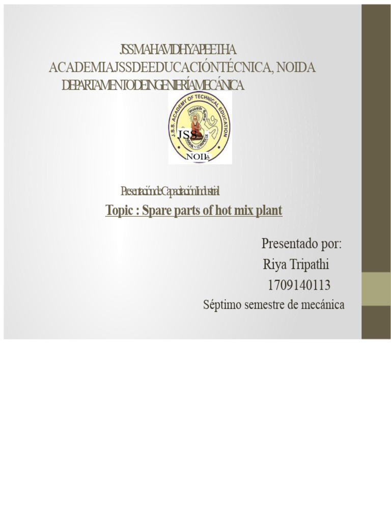 Planta de Mezcla en Caliente | PDF | Secadora de ropa | Hormigón