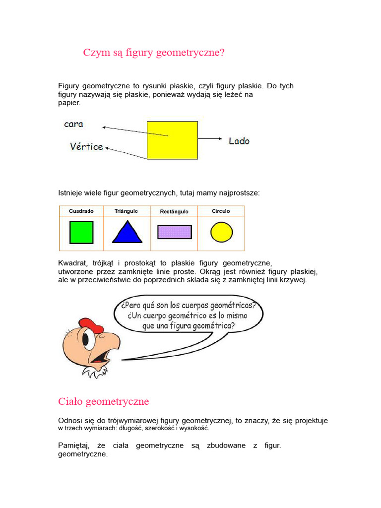 Czym Są Figury Geometryczne? | PDF