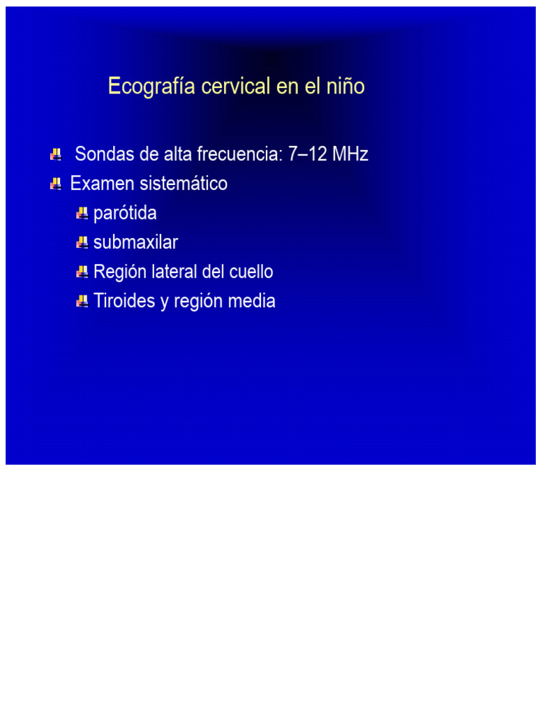 Ecografía cervical pediátrica: guía completa | PDF | Ultrasonido médico ...