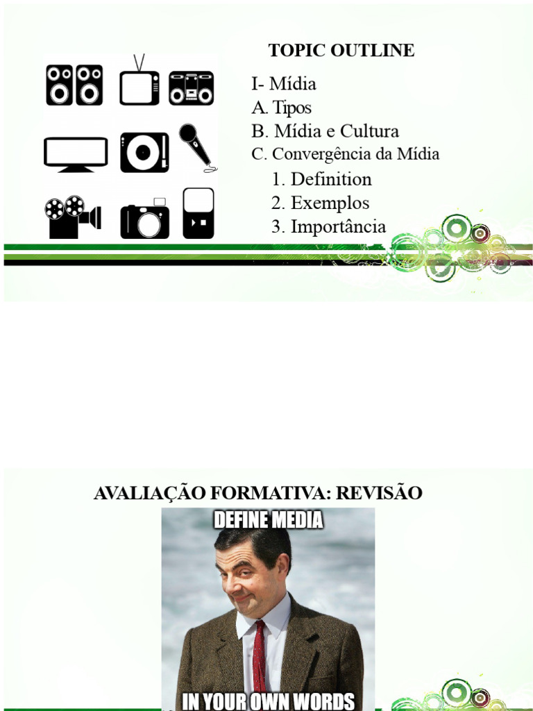 3.MIL 4. Tipos de Mídia (Parte 1) - Tipos de Mídia e Convergência de ...