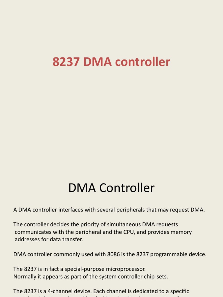 8237 Dma Controller2 | Integrated Circuit | Information Technology