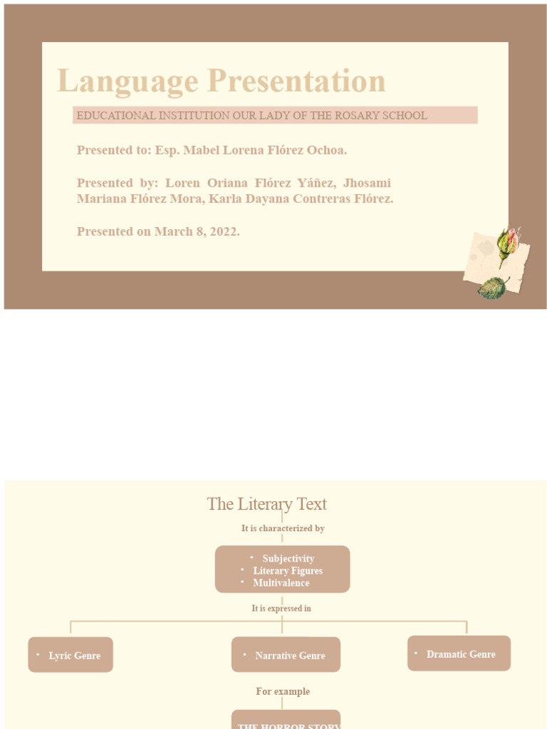 Understanding Literary Texts and Genres | PDF | Genre | Narrative
