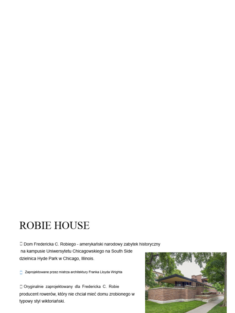 Robie House | PDF