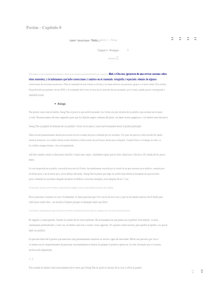 Pasión - Novelas BL | PDF