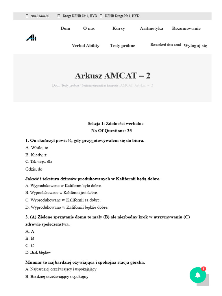 Amcat - 2 | PDF
