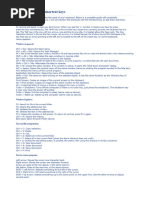 JAWS Keyboard Shortcuts Cheat Sheet | PDF | Computer Keyboard | Control Key
