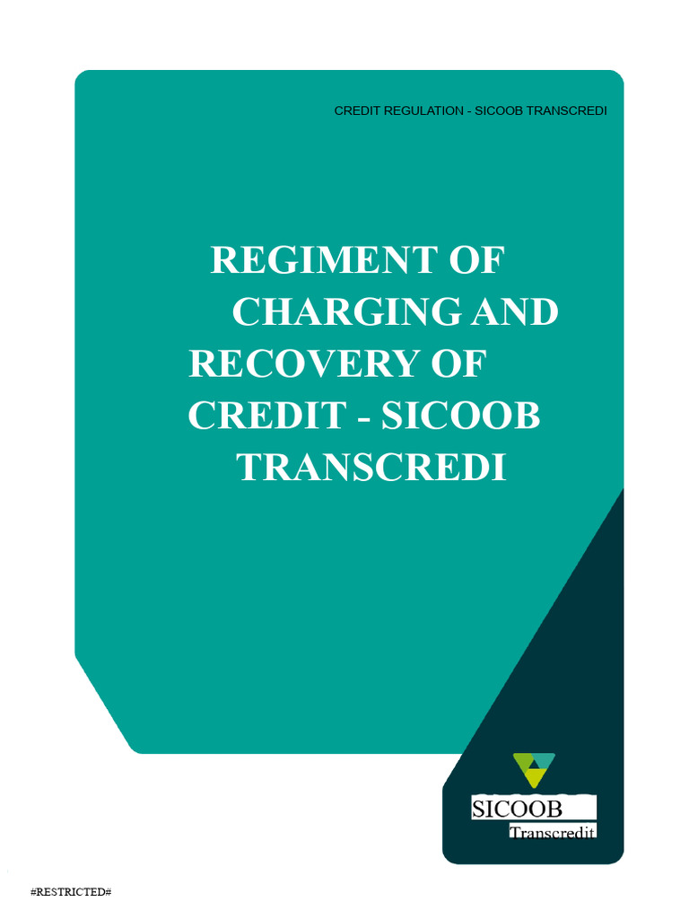 Sicoob Transcredi Credit Recovery Guidelines | PDF | Credit Card ...