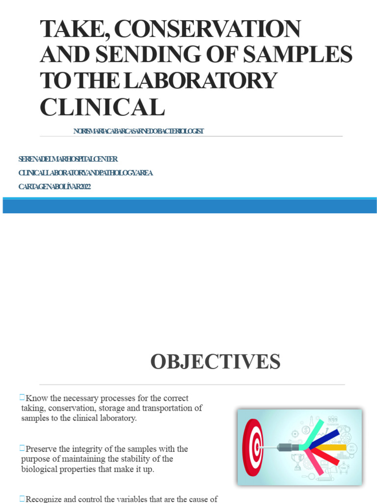 Taking, Conservation and Sending of Samples To | PDF | Syringe ...