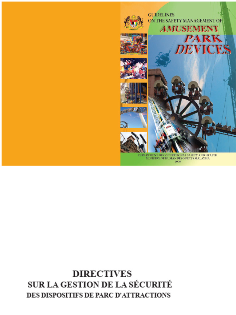 Sécurité des dispositifs de parc d'attractions | PDF | Sécurité | Frein