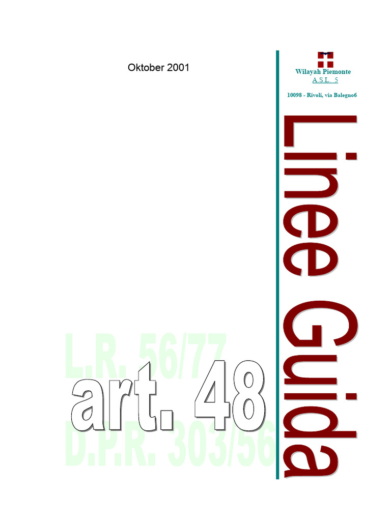 ASL Wilayah Piemonte Pedoman | PDF