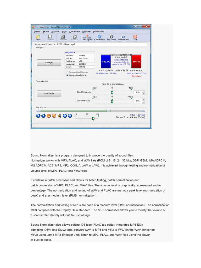 Sound Normalizer Is A Program Designed To Improve The Quality of Sound ...