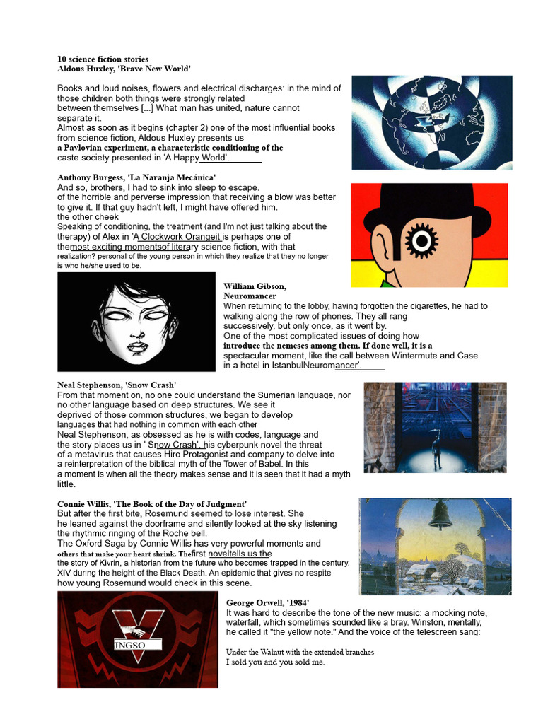 10 Examples of Science Fiction | PDF | Science Fiction