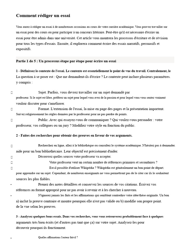 Comment Écrire Un Essai Académique | PDF | Peine capitale | Nourritures