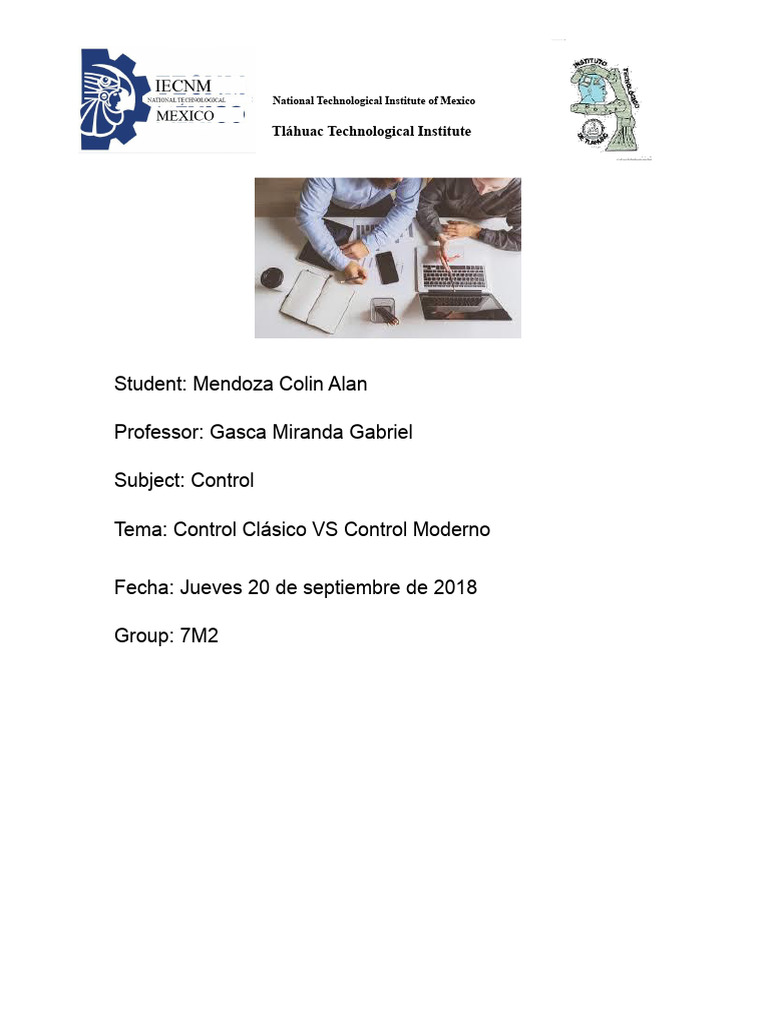 Classic vs Modern Control Systems | PDF | Control Theory | Laplace ...