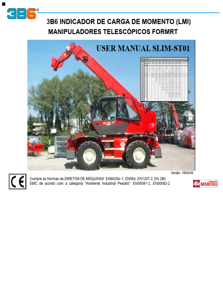 Manual do Indicador de Carga LMI 3B6 | PDF | Máquinas