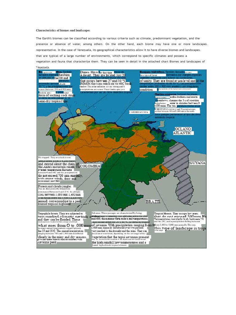 biomes of Venezuela | PDF | Forests | Plants