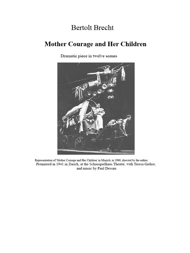 Brecht's Mother Courage Overview | PDF