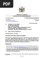 Namibia Public Service Regulations Overview | PDF | Trade Union ...