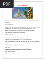 Jack and the Beanstalk Play Script | PDF | Jack And The Beanstalk