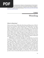Library Weeding and Deselection Guide | PDF | Libraries | Evaluation