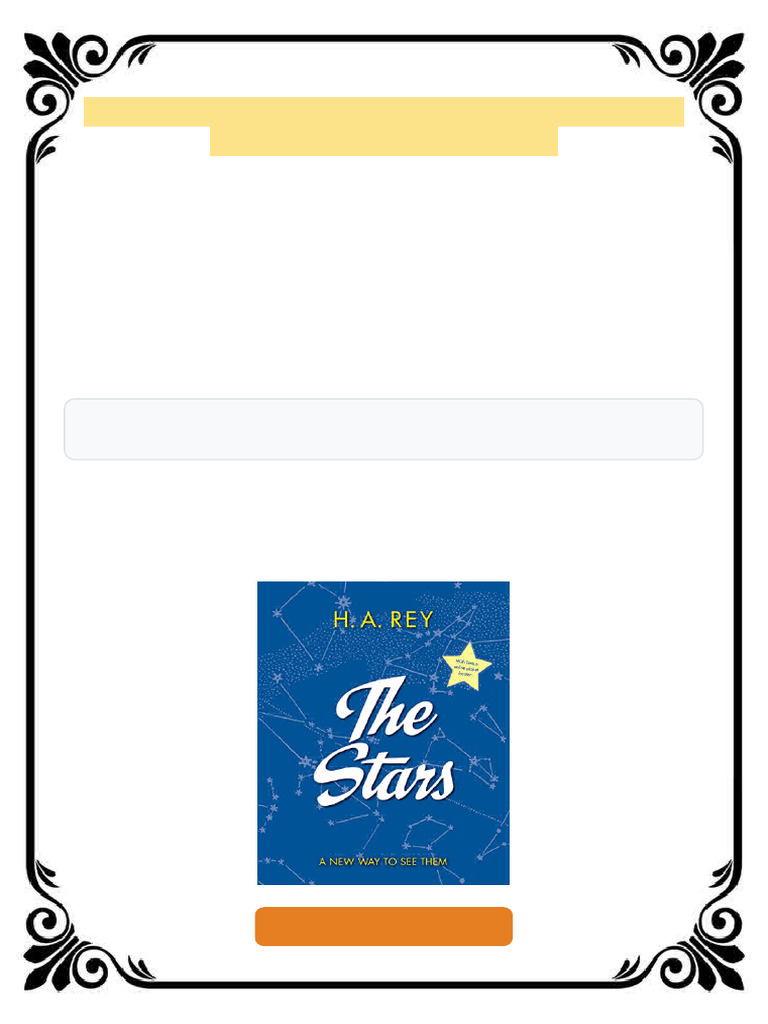 The Stars A New Way To See Them Rey Ebook Full Online PDF | PDF ...