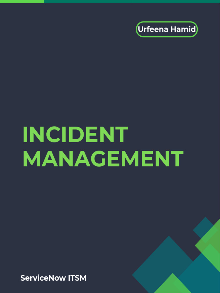 Servicenow ITSM - Incident Management Simplified | PDF | Service Level ...