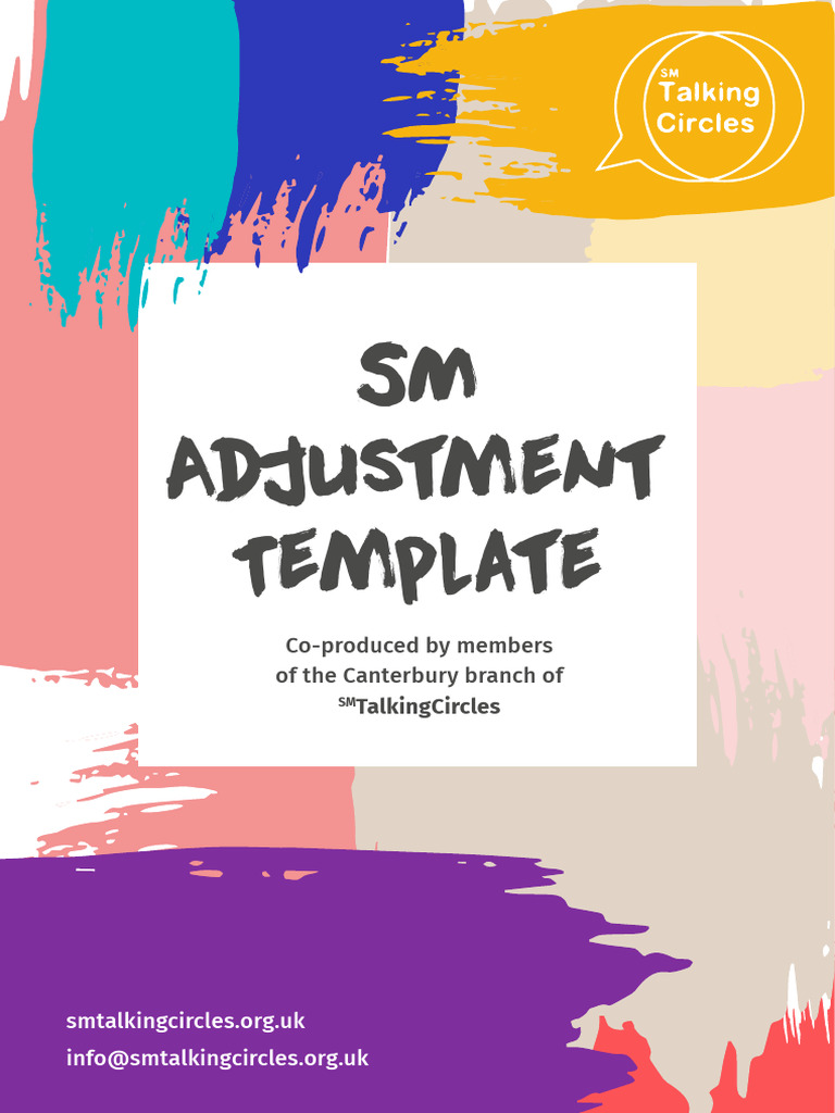 Selective Mutism Adjustment Template | PDF | Job Interview | Psychology