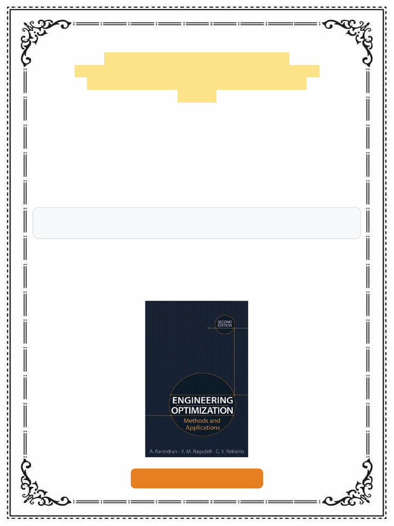Engineering Optimization Methods and Applications 2nd Edition A ...