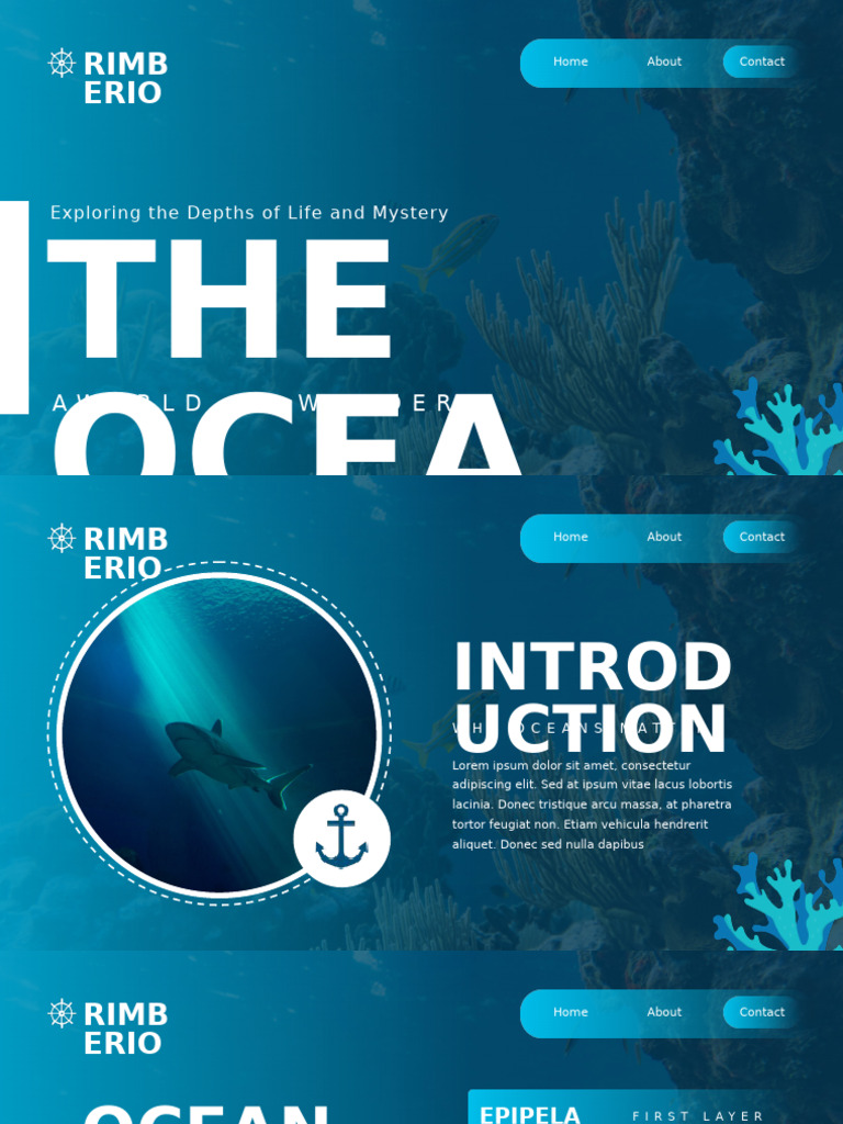 Exploring Ocean Depths and Life | PDF | Ecoregions | Biogeography