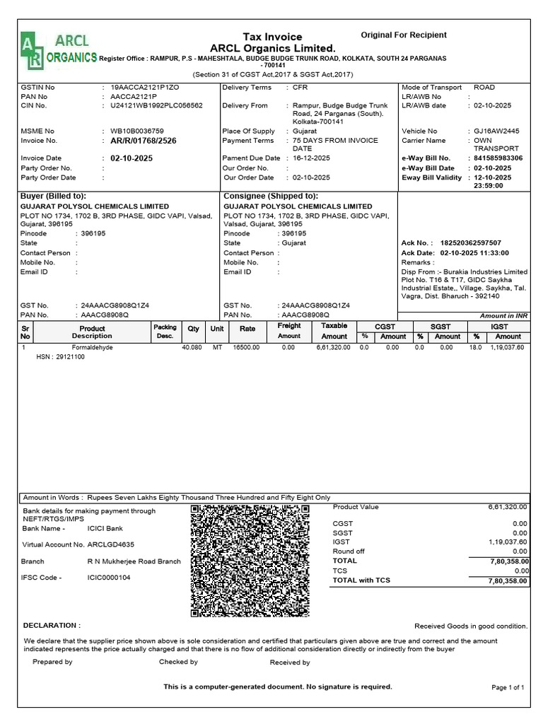 GPCL FLMD 02-10-2025 | PDF | Taxation | Government Finances