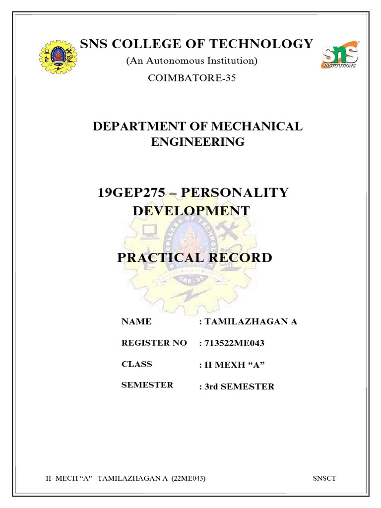 Mohammed Shibili K PD Report | PDF | Goal