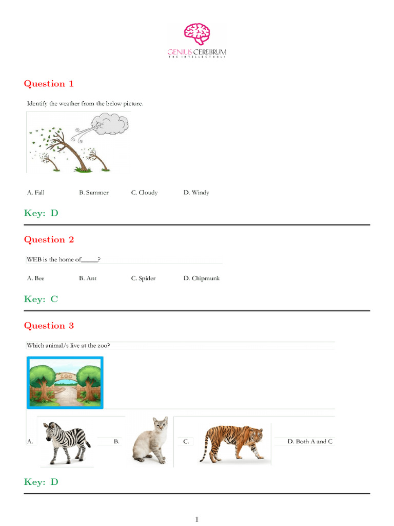 GISO 2021 Season 2 Exam Answers | PDF