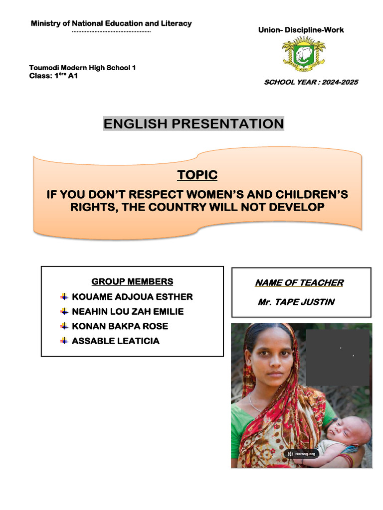 Expo 2 Le Non Respect Des Droi PAGE de GARDE | PDF