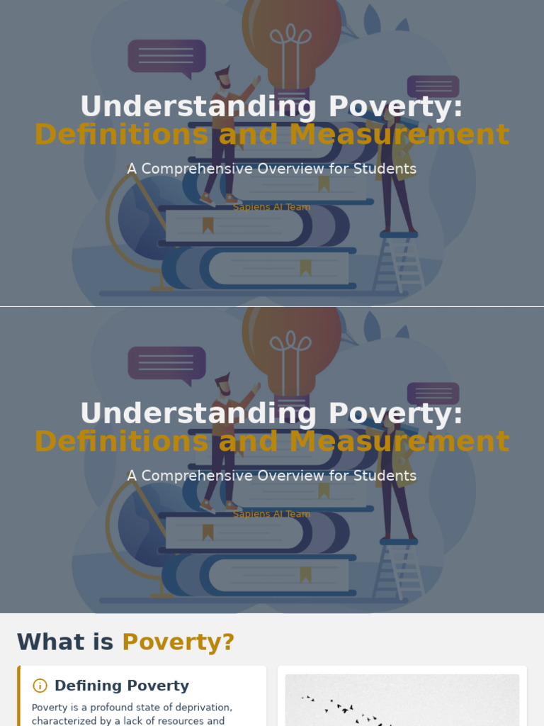 Define Poverty and Measurement of Poverty | PDF | Cost Of Living | Poverty