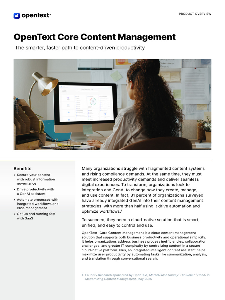 Opentext Core Content Management Po en | PDF | Cloud Computing ...