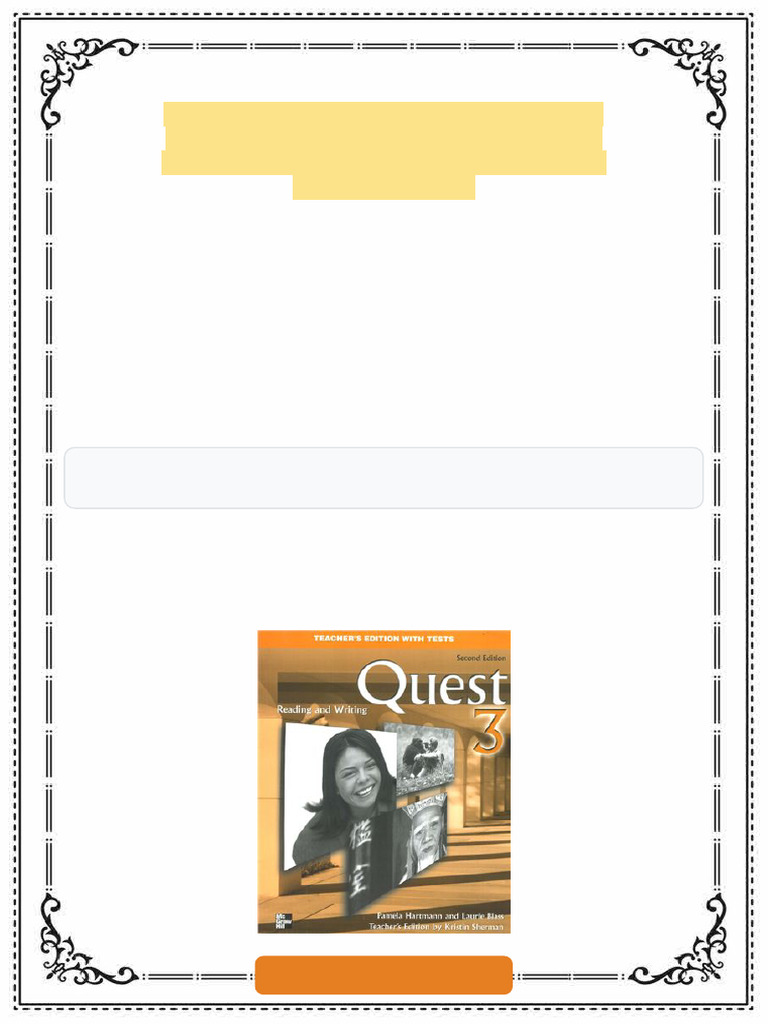 Quest 3 Reading and Writing in The Academic World Advanced Level ...