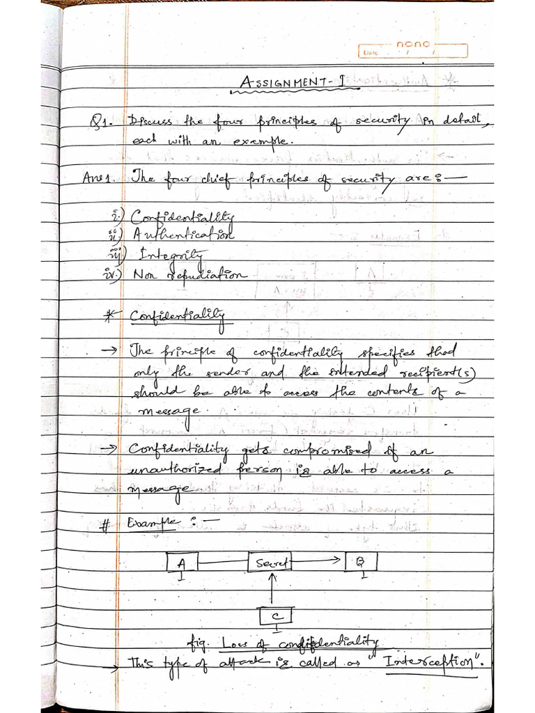 Network Security - Assignment 1 | PDF