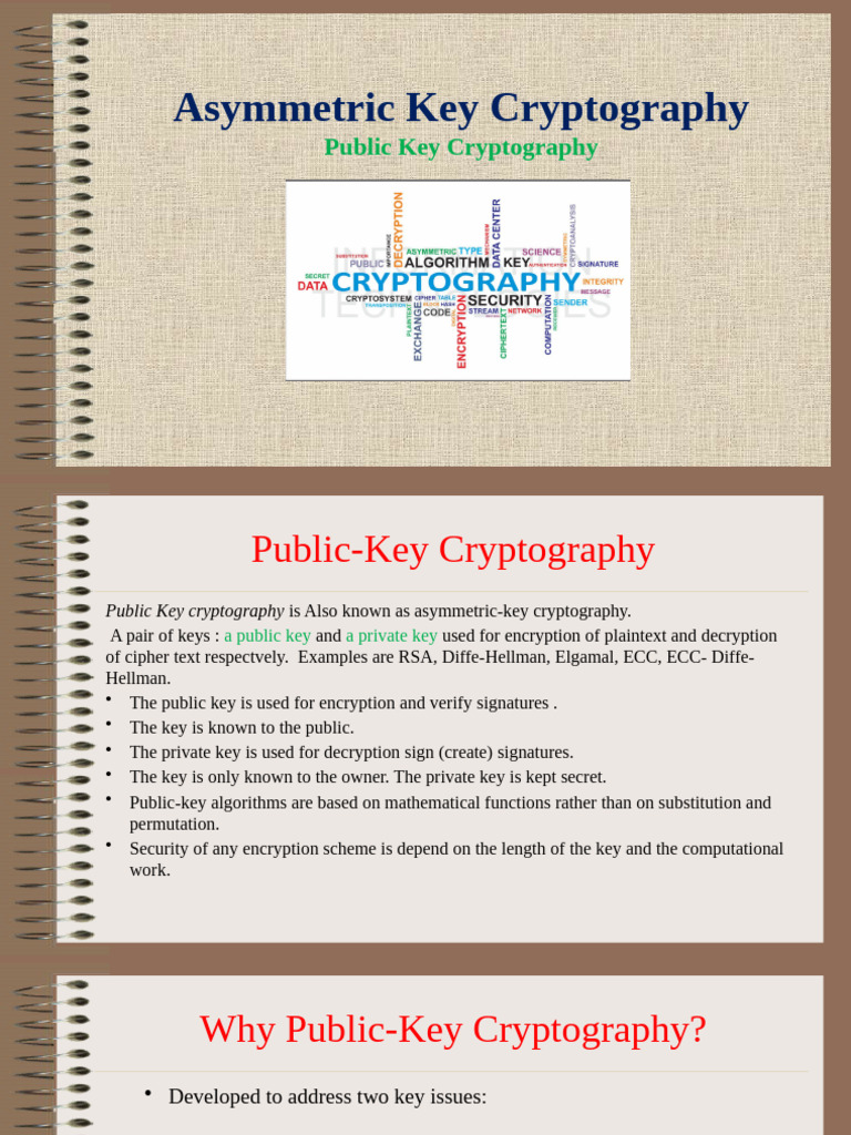 05 - Asymmetric Cryptography | PDF | Public Key Cryptography | Key ...