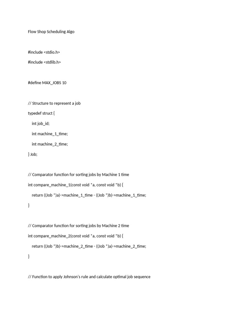 Flow Shop | PDF
