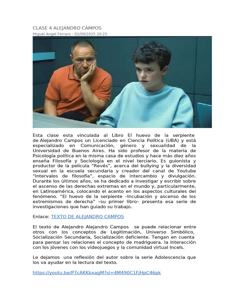Clase 4 Alejandro Campos | PDF