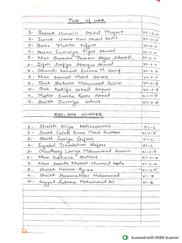 List of Sports Winners | PDF