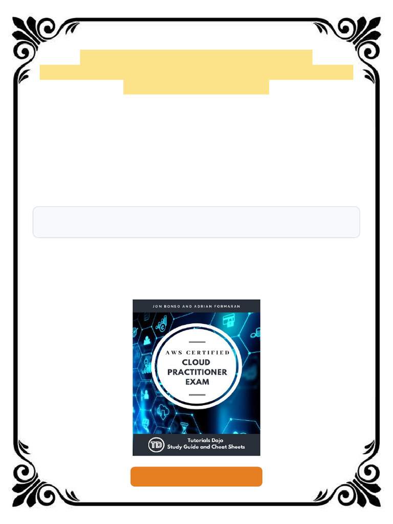AWS Certified Cloud Practitioner Exam Jon Bonso And Adrian Formaran ...